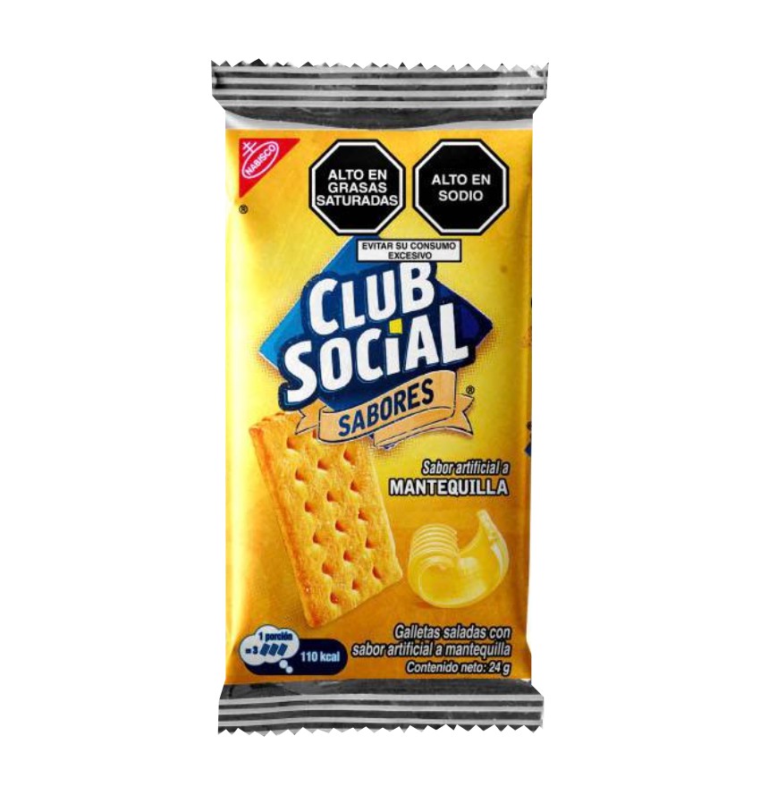 Galleta Club Social sabor mantequilla 24G – Inka Green