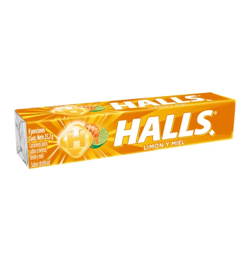 Halls Candies lemon and honey flavor 25.2G – Inka Green