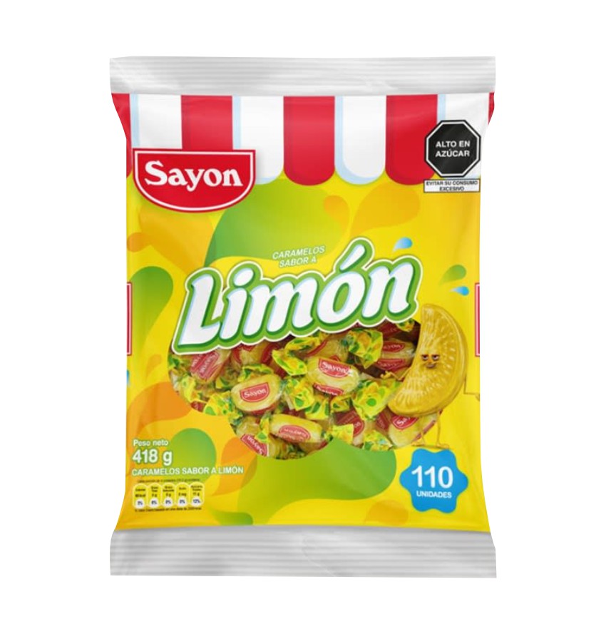 Caramelo Sayon sabor limón 110 uds. – 418G – Inka Green
