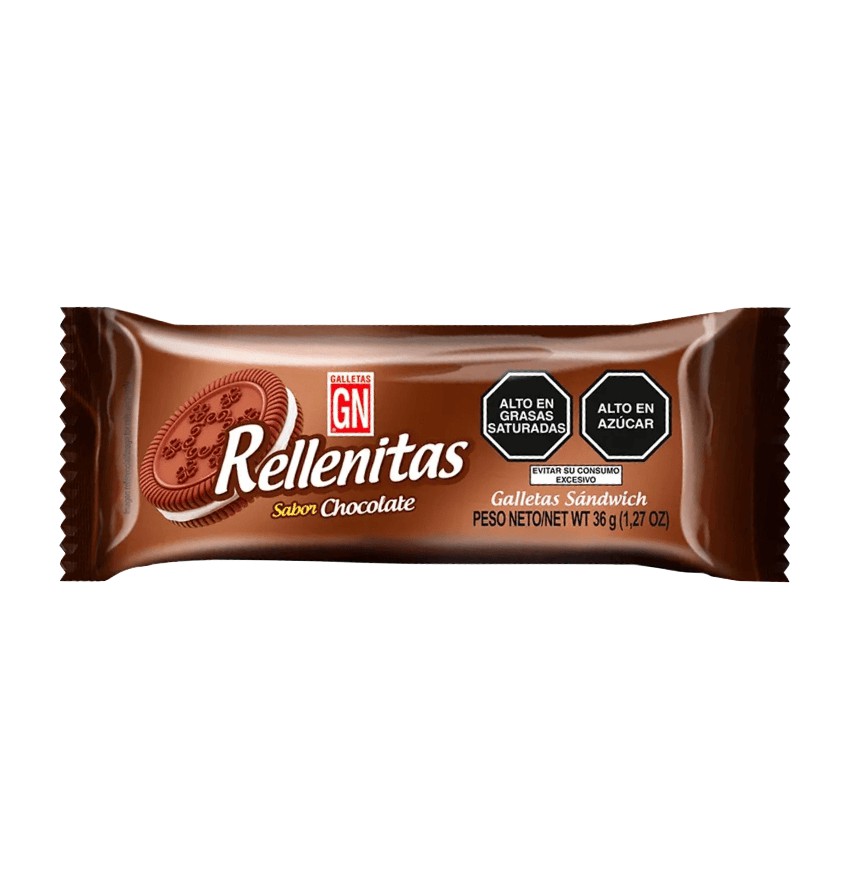 Galletas Rellenitas sabor chocolate 36G – Inka Green